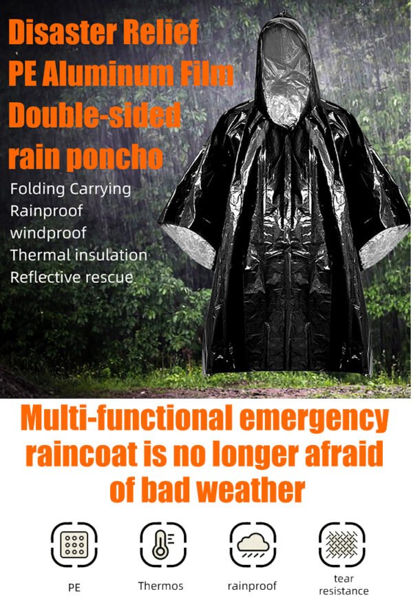 Emergency Thermal Blanket outdoor Camping Portable Waterproof Pe ...